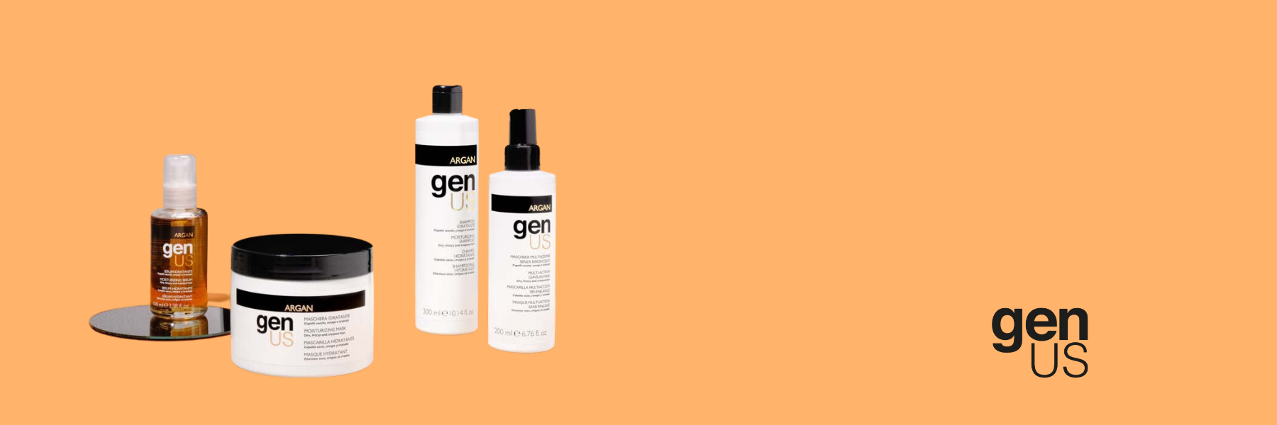 GÉNERO ARGÁN – Etiquetado " shampoo " – Concept Cosmetics